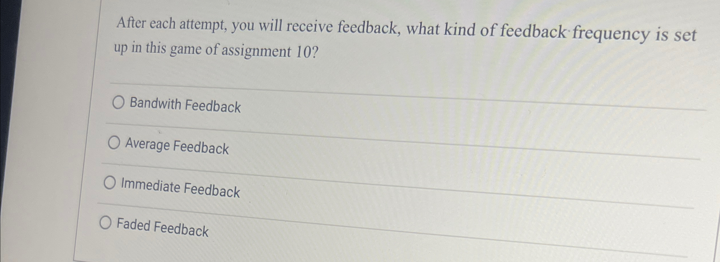 Solved After each attempt, you will receive feedback, what | Chegg.com