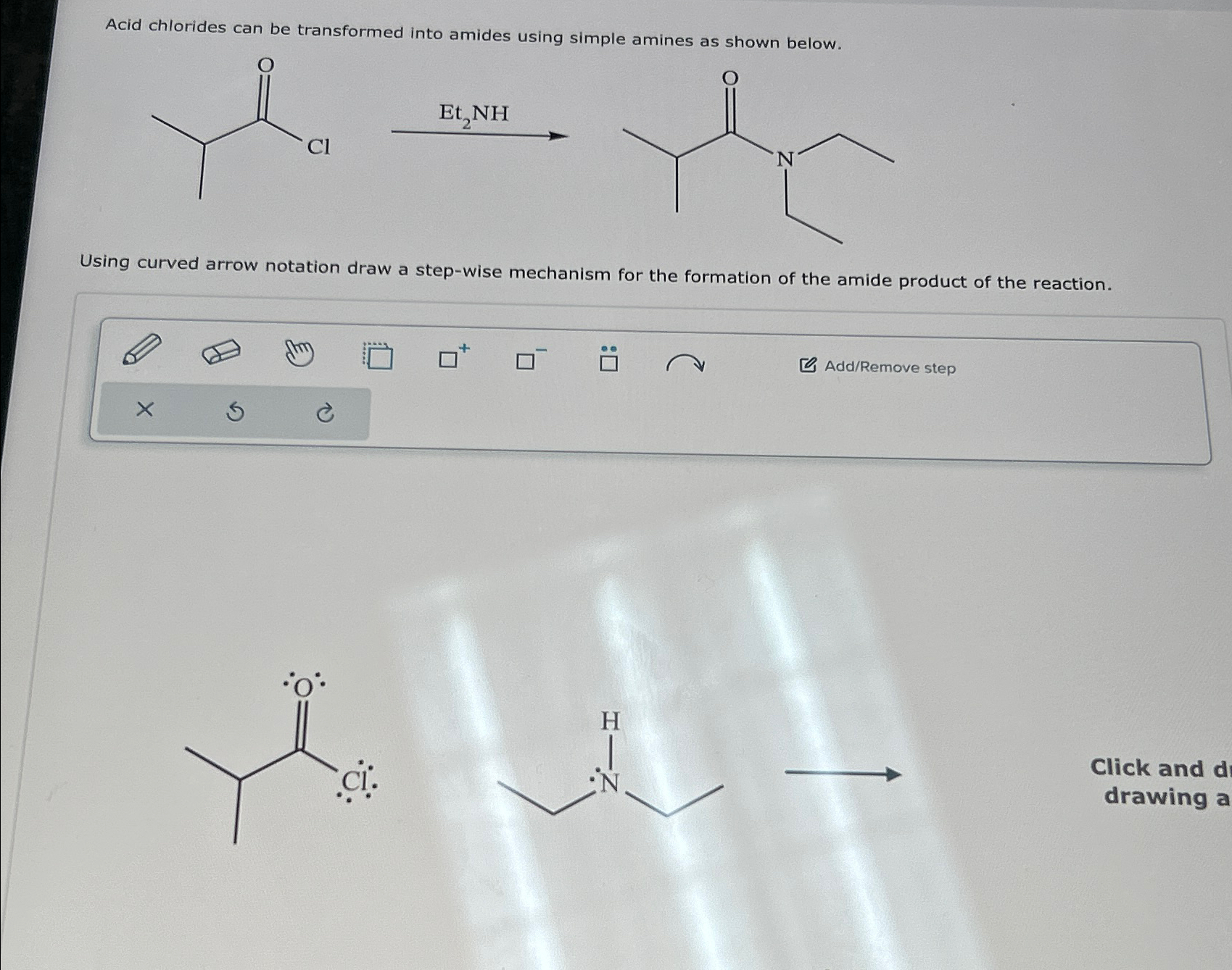 Solved Acid chlorides can be transformed into amides using | Chegg.com