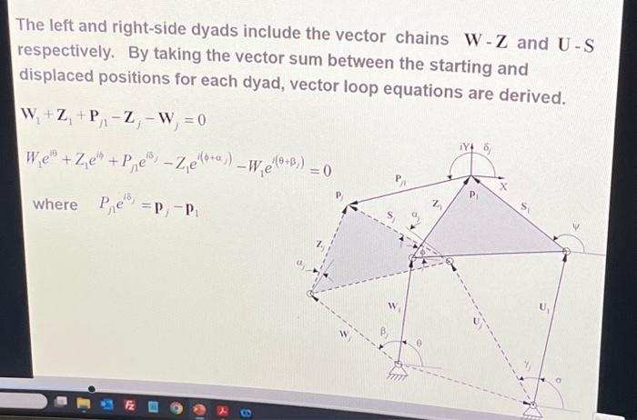 Solved The left and right-side dyads include the vector | Chegg.com