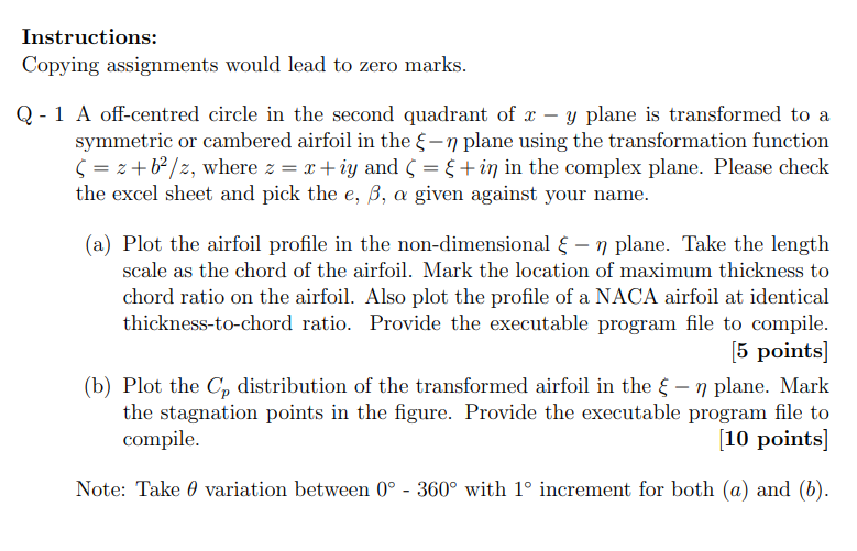 Solved Instructions:Copying assignments would lead to zero | Chegg.com