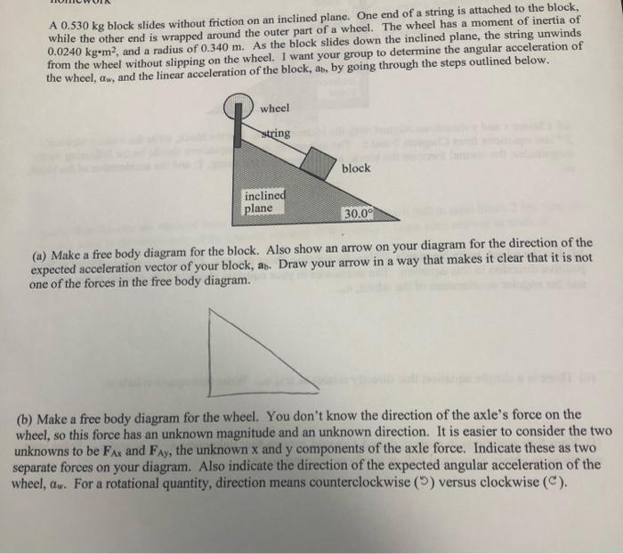 Solved A 0.530 kg block slides without friction on an | Chegg.com