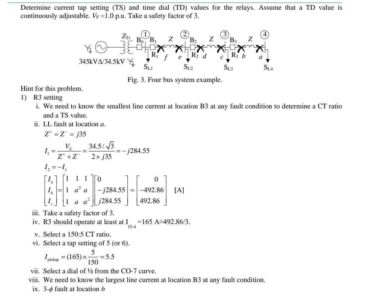 Solved ( 50 points) Consider the radial system at 34.5kV | Chegg.com