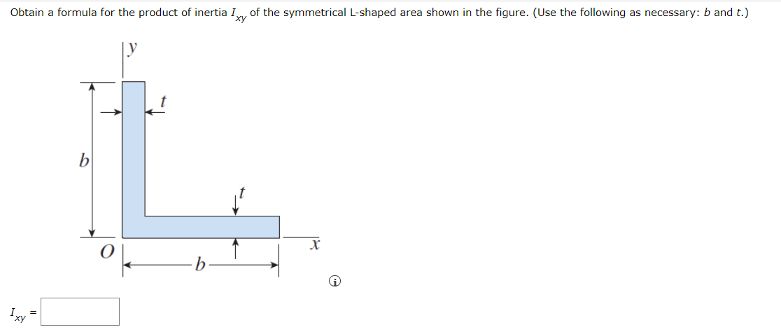 Solved Obtain a formula for the product of inertia Ixy of | Chegg.com Solved Obtain a formula for the product of inertia Ixy of | Chegg.com