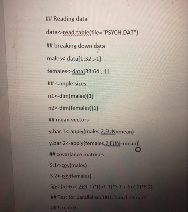 convert from r to python to get same result as in | Chegg.com
