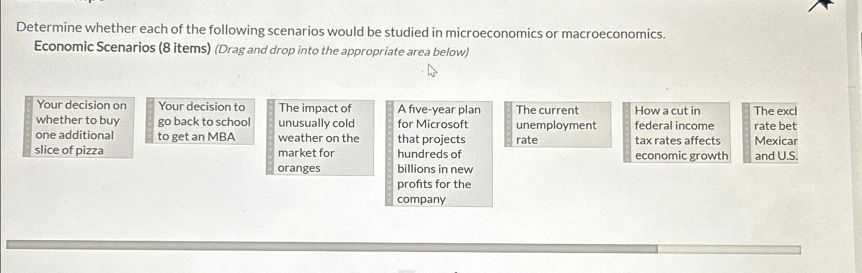 Solved Determine whether each of the following scenarios | Chegg.com