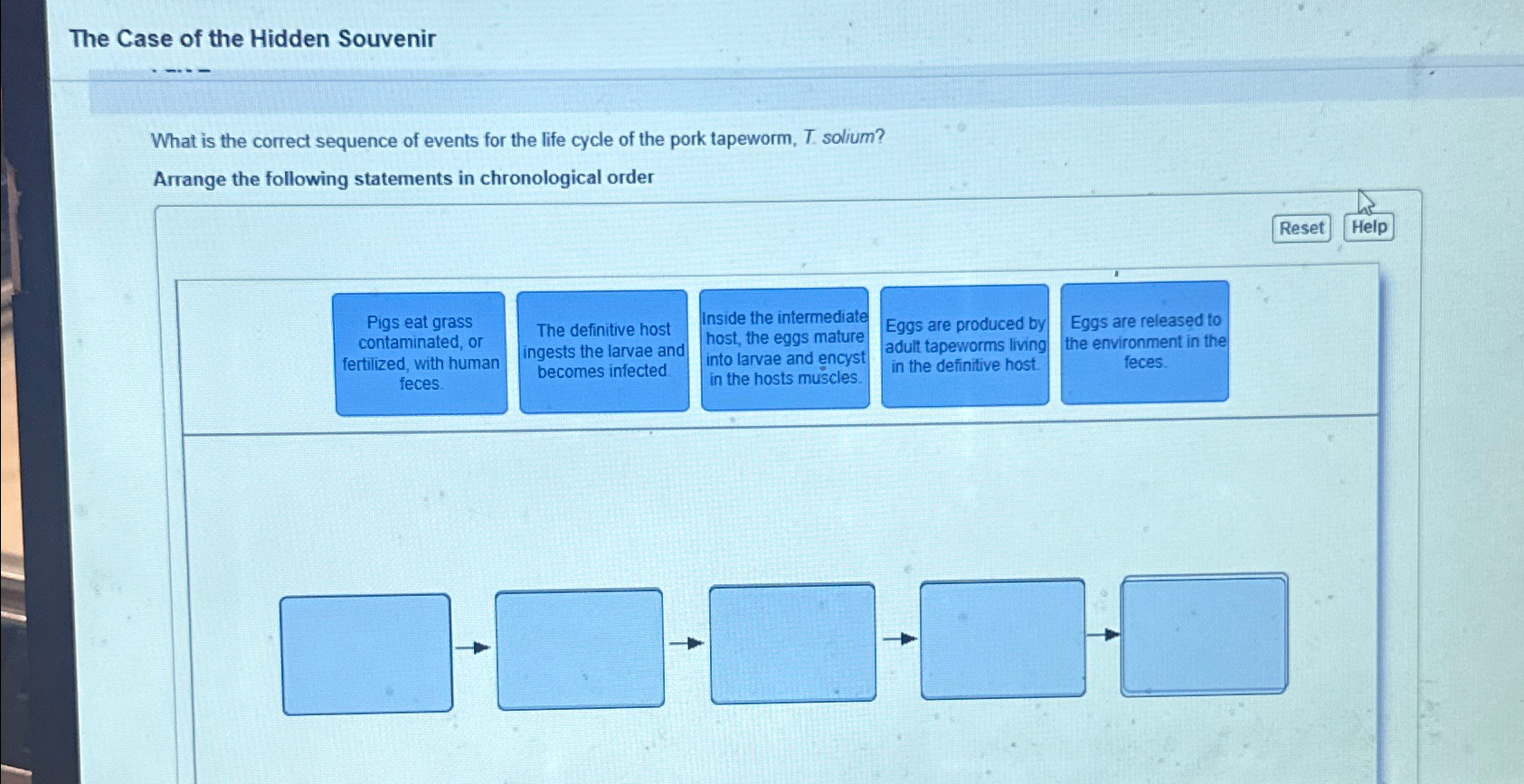 Solved The Case of the Hidden SouvenirWhat is the correct | Chegg.com