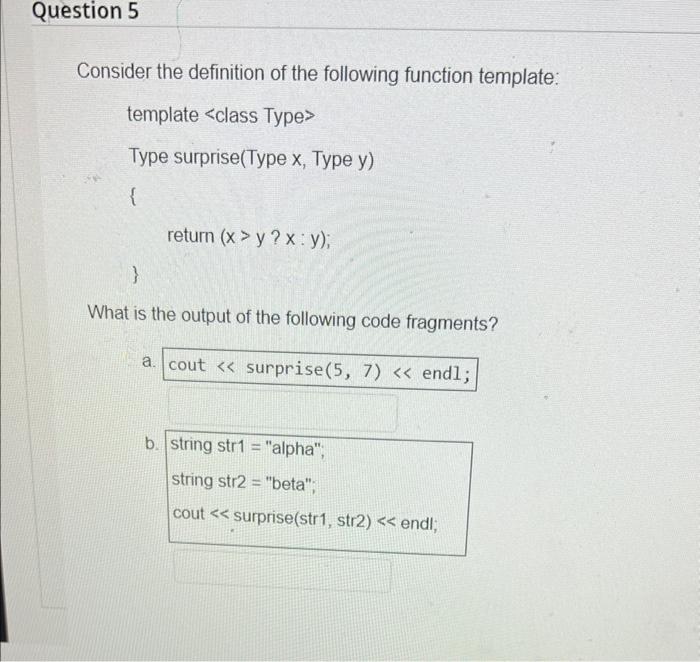 Solved Question 3 Consider the following class class Complex | Chegg.com