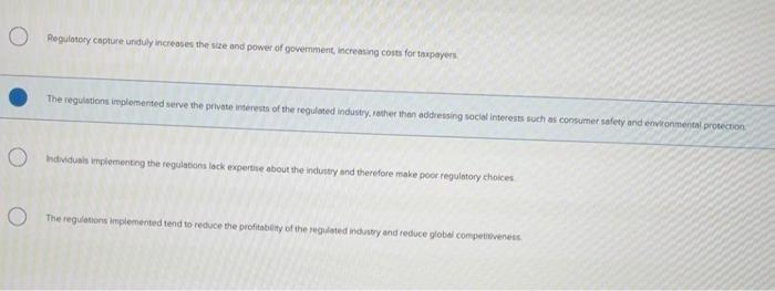 Solved which of the following would best explain why | Chegg.com