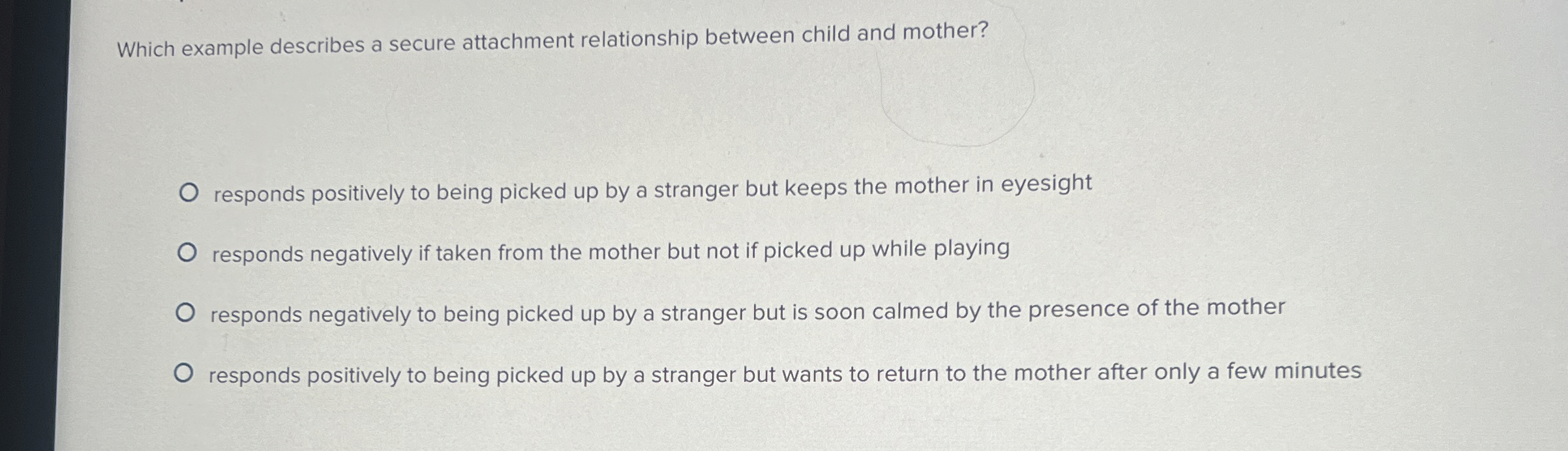 Solved Which example describes a secure attachment | Chegg.com