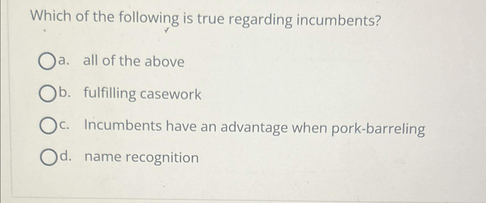 Solved Which of the following is true regarding | Chegg.com