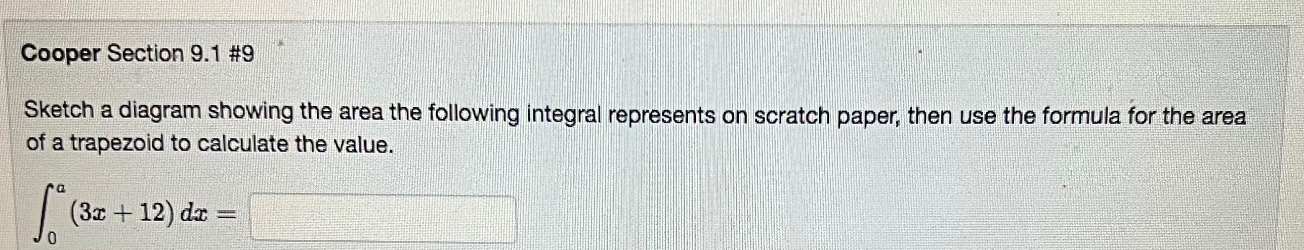 Solved Cooper Section 9.1 ﻿#9Sketch a diagram showing the | Chegg.com