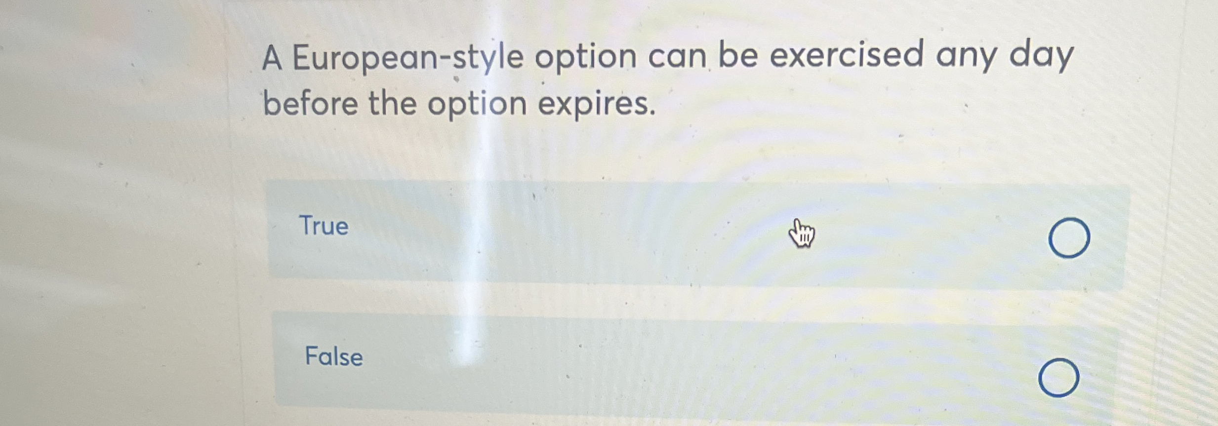 Solved A European-style option can be exercised any | Chegg.com
