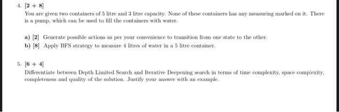 Solved I'll upvote if you can solve both and 5th with an | Chegg.com