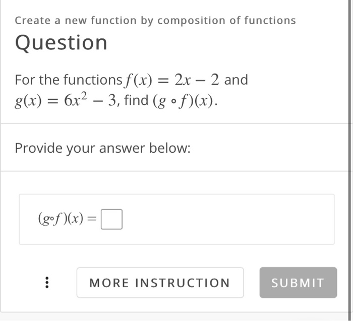 Composition Of Functions