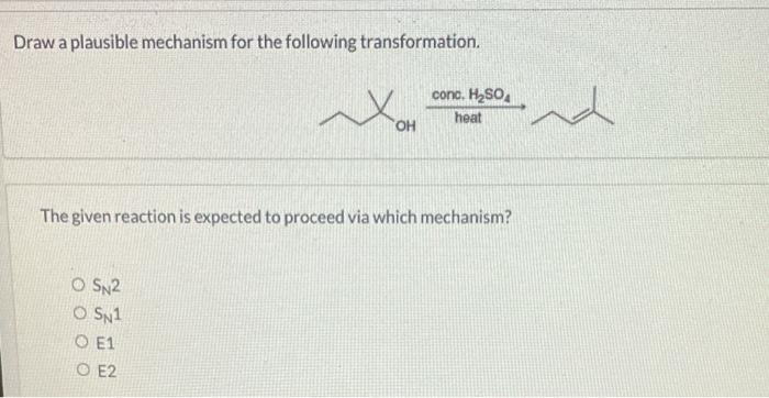 Solved Draw a plausible mechanism for the following | Chegg.com