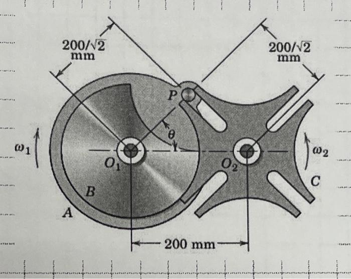 Solved The geneva wheel is a mechanism for producing | Chegg.com