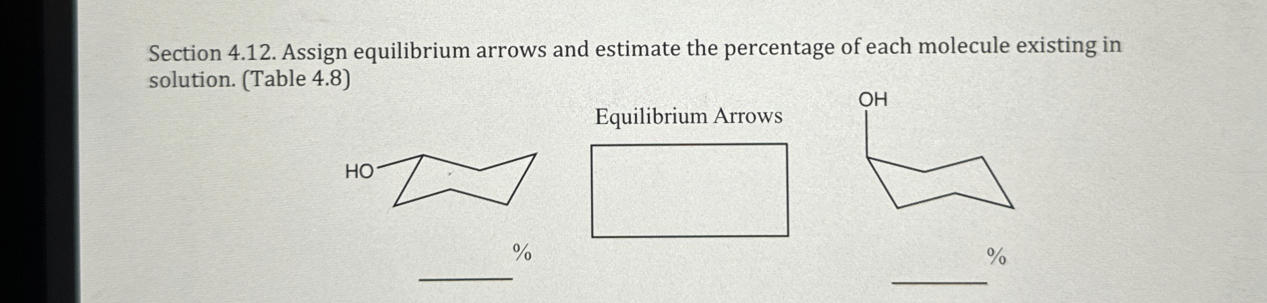 Section 4.12. ﻿Assign equilibrium arrows and estimate | Chegg.com