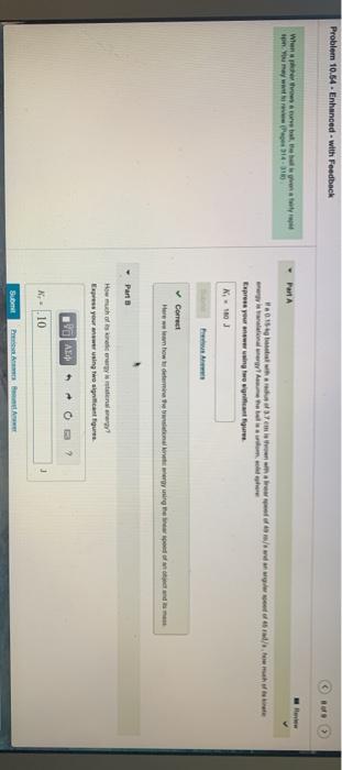 Solved Problem 10.54 Enhanced with Feedback We a baby Yunay | Chegg.com