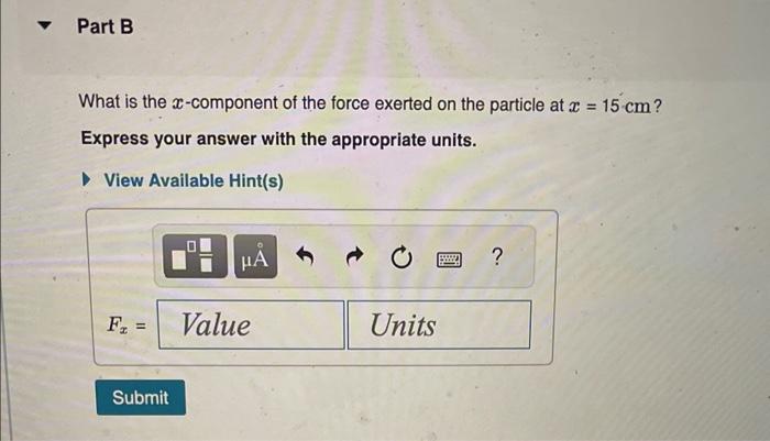 Solved A system in which only one particle can move has the | Chegg.com