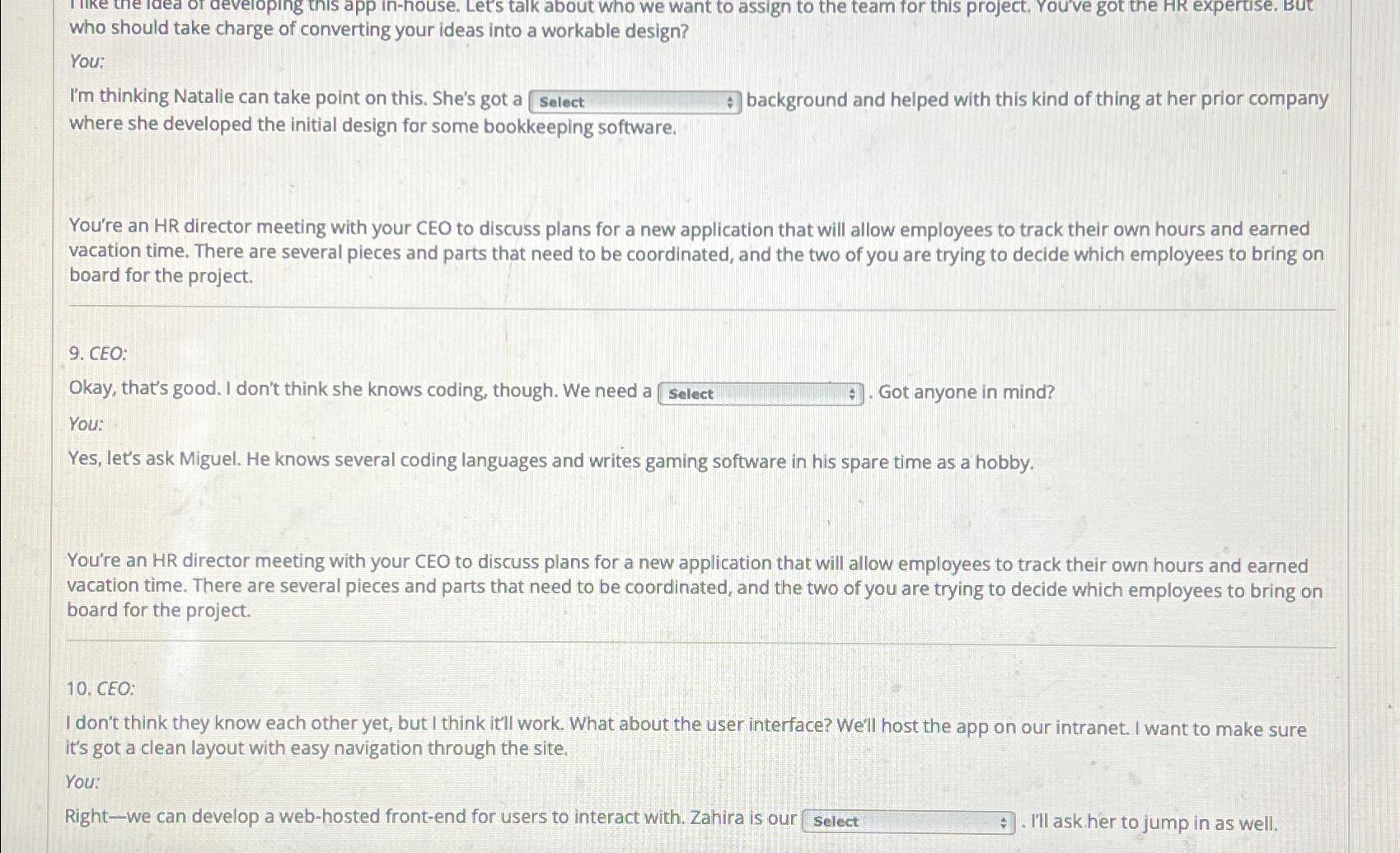 Solved who should take charge of converting your ideas into | Chegg.com