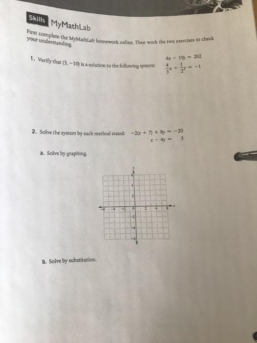 Solved First complete the My MathLab homework online. Then | Chegg.com