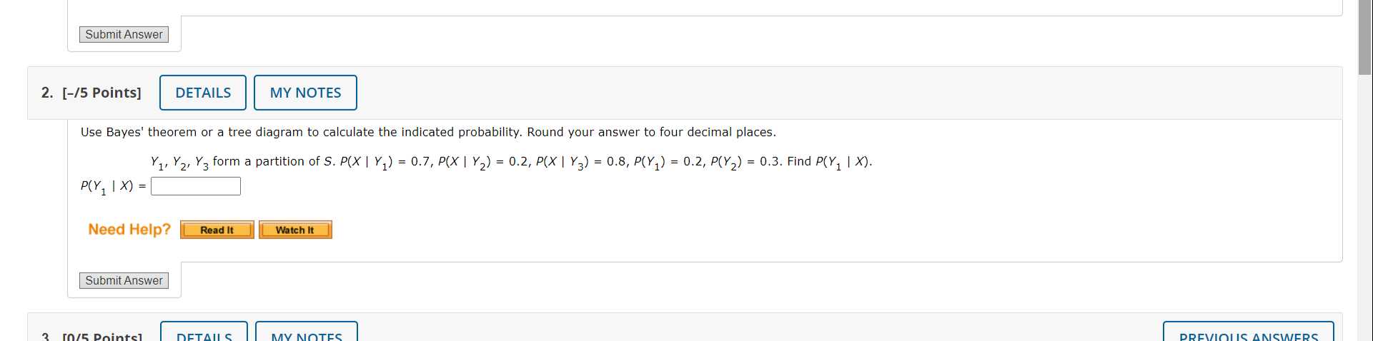 Solved Use Bayes' theorem or a tree diagram to calculate the | Chegg.com