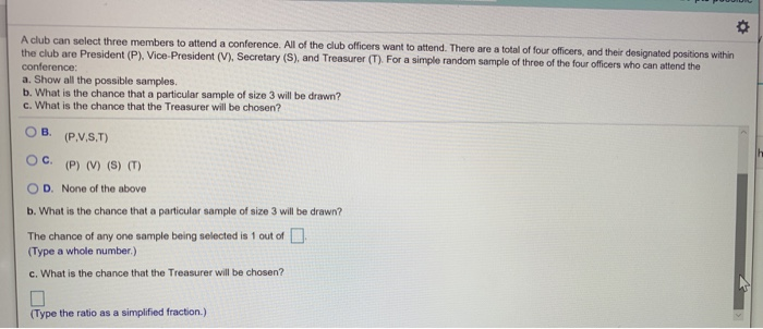 Solved A club can select three members to attend a | Chegg.com