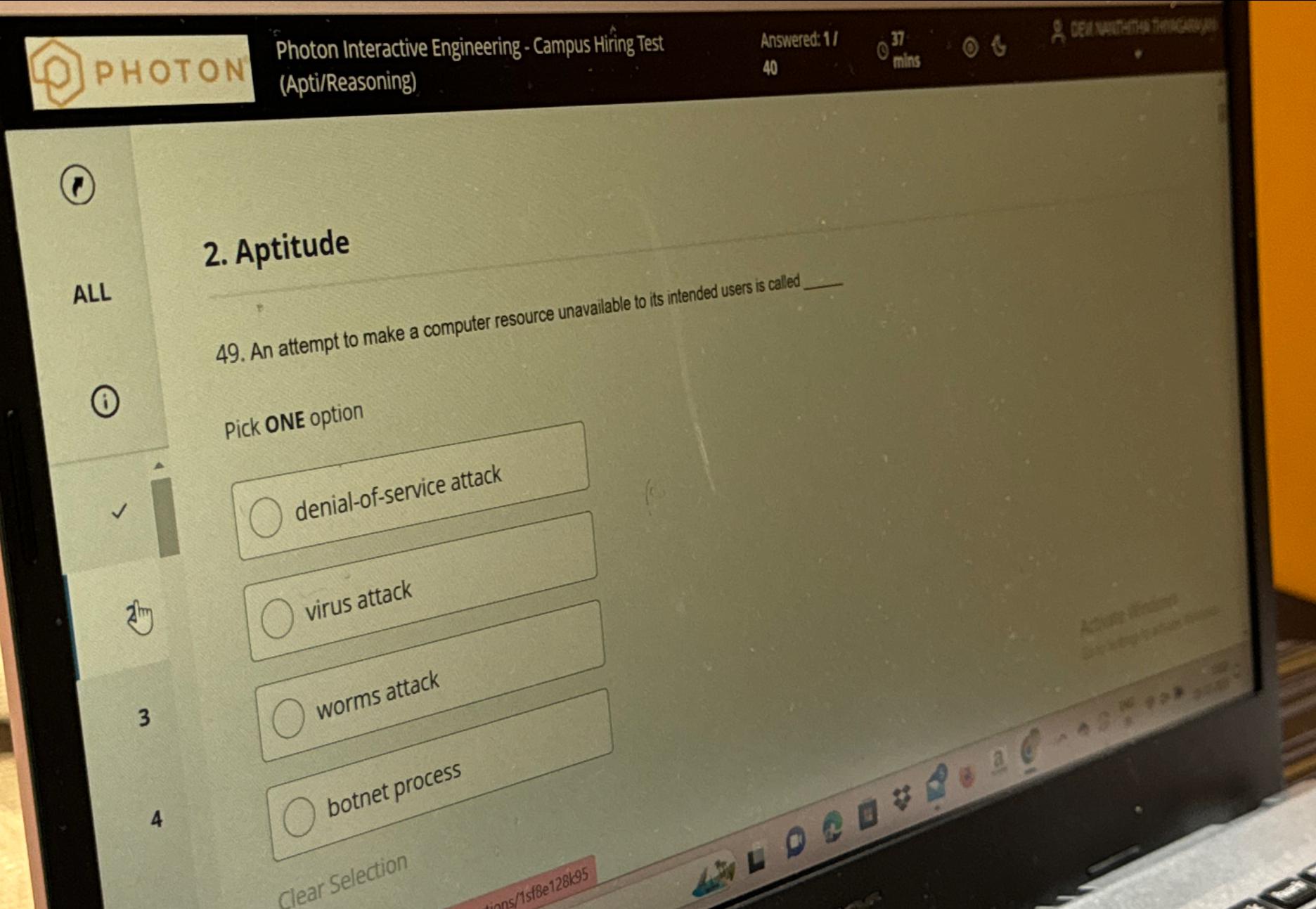 Solved PHOTONPhoton Interactive Engineering - ﻿Campus Hiring | Chegg.com