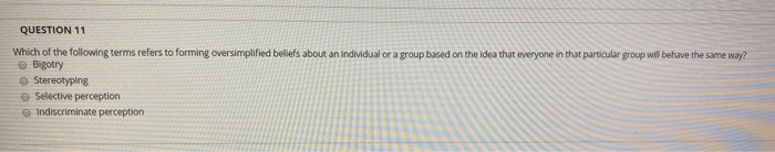 Solved QUESTION 11 Which of the following terms refers to | Chegg.com