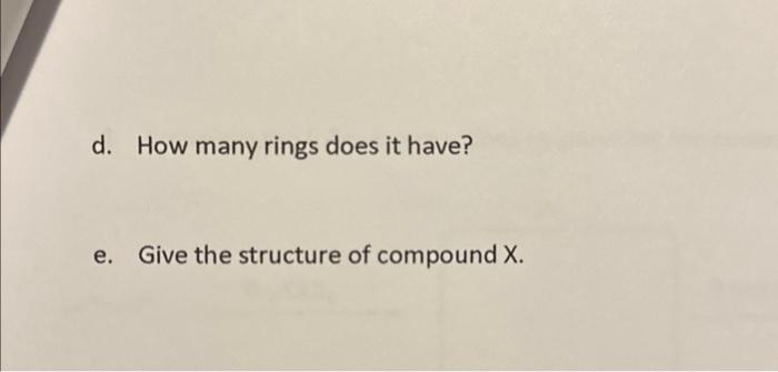 Solved 2. Compound X has the formula C14H16. it gives a | Chegg.com