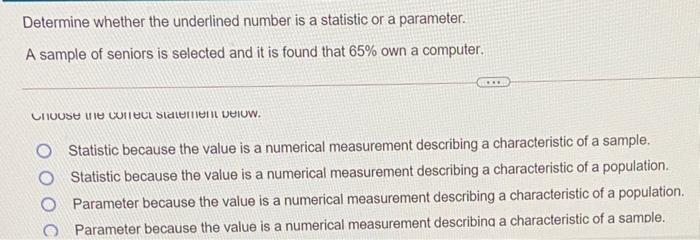 Solved Determine whether the underlined number is a | Chegg.com Solved Determine whether the underlined number is a | Chegg.com