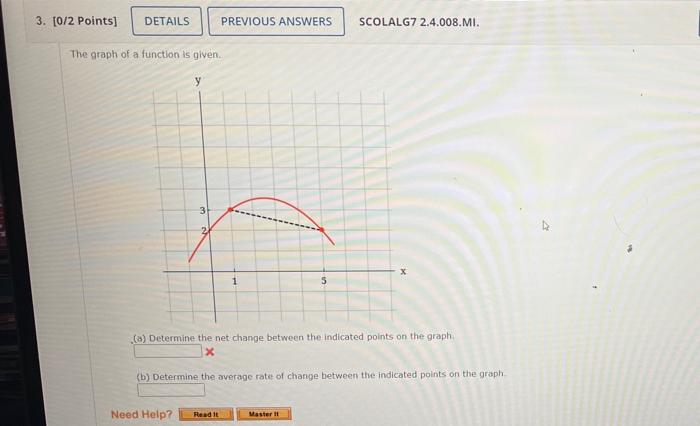 Solved 3. [0/2 points) DETAILS PREVIOUS ANSWERS SCOLALG7 | Chegg.com