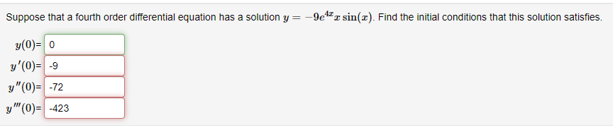 Solved Suppose that a fourth order differential equation has | Chegg.com