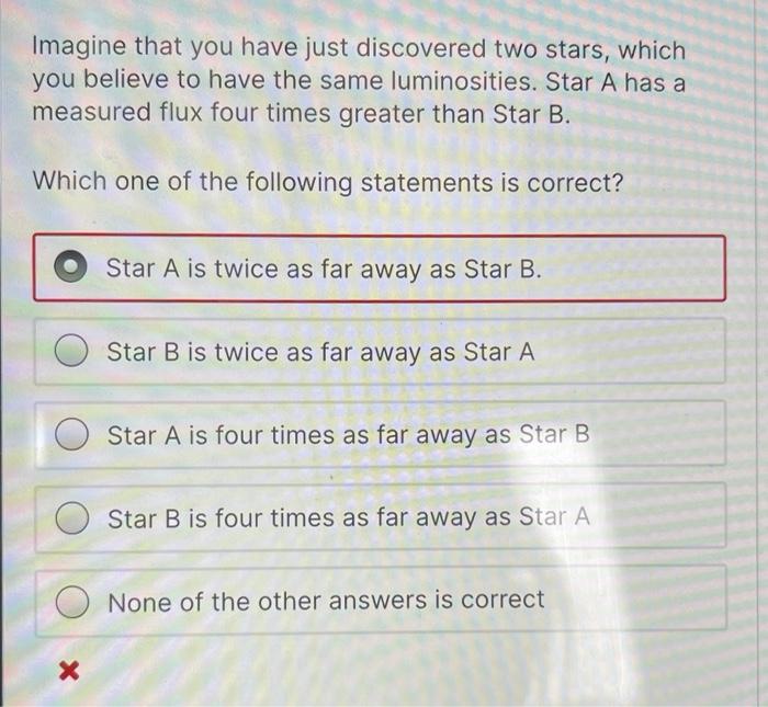 Solved Imagine that you have just discovered two stars, | Chegg.com