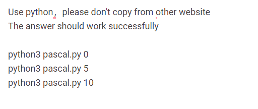 Solved Exercise 2. (Pascal's Triangle) Pascal's triangle Pn | Chegg.com