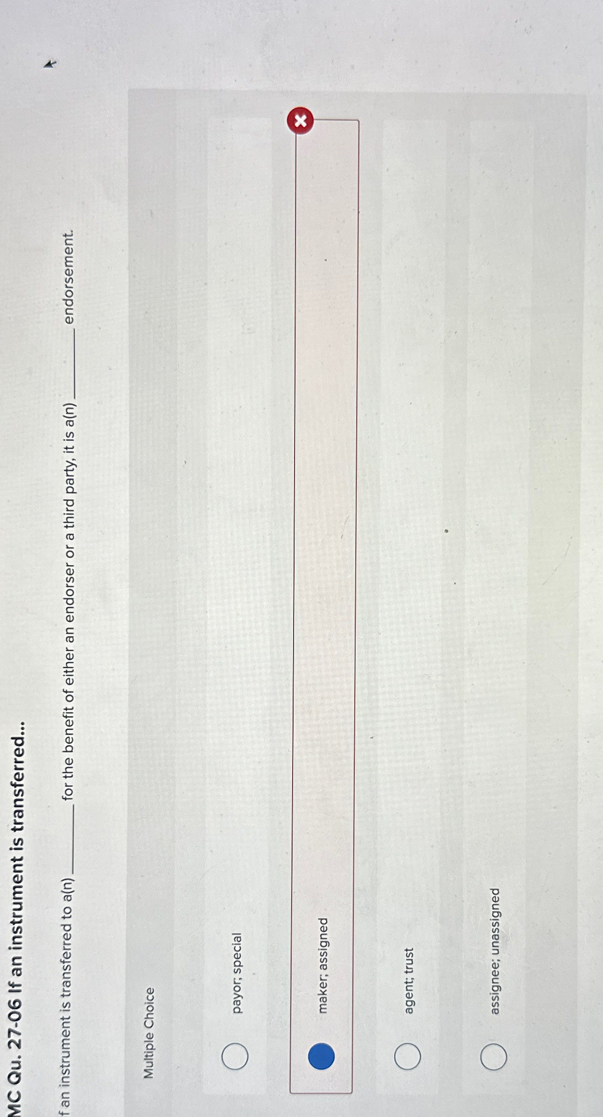 Solved MC Qu. 27-06 If an instrument is transferred...f an | Chegg.com Solved MC Qu. 27-06 If an instrument is transferred...f an | Chegg.com
