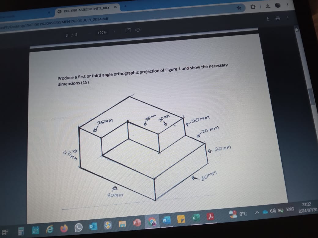 Solved DRC1501 ﻿ASSESSMENT 3 ﻿JULYhelp produce the | Chegg.com
