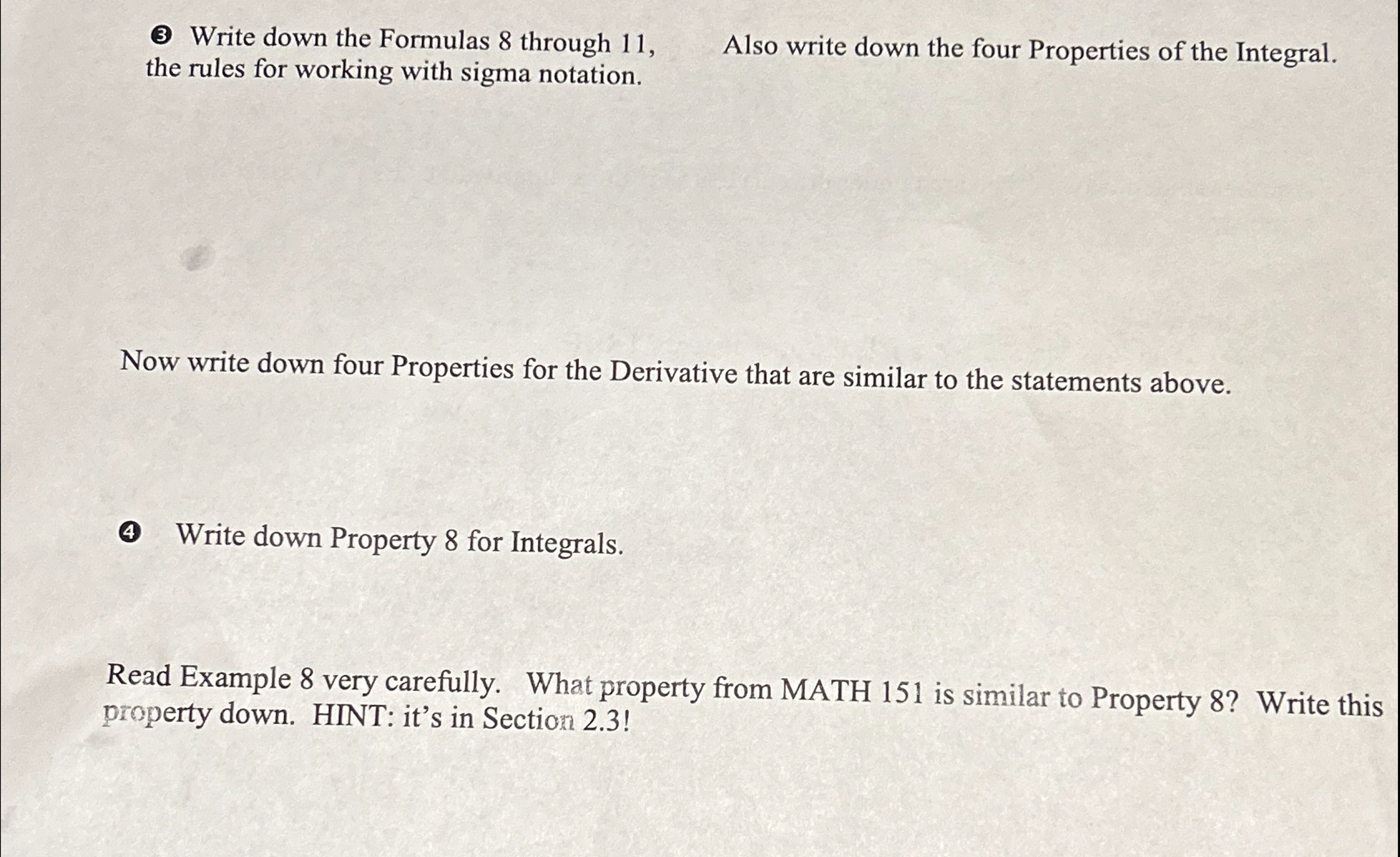 (3) ﻿Write down the Formulas 8 ﻿through 11,the rules | Chegg.com