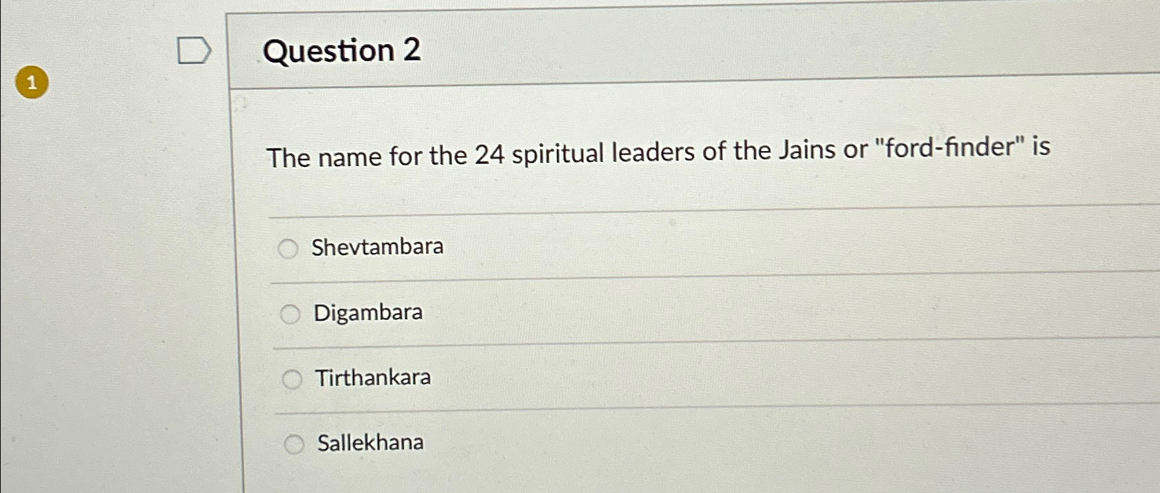 Solved Question 2The name for the 24 ﻿spiritual leaders of | Chegg.com