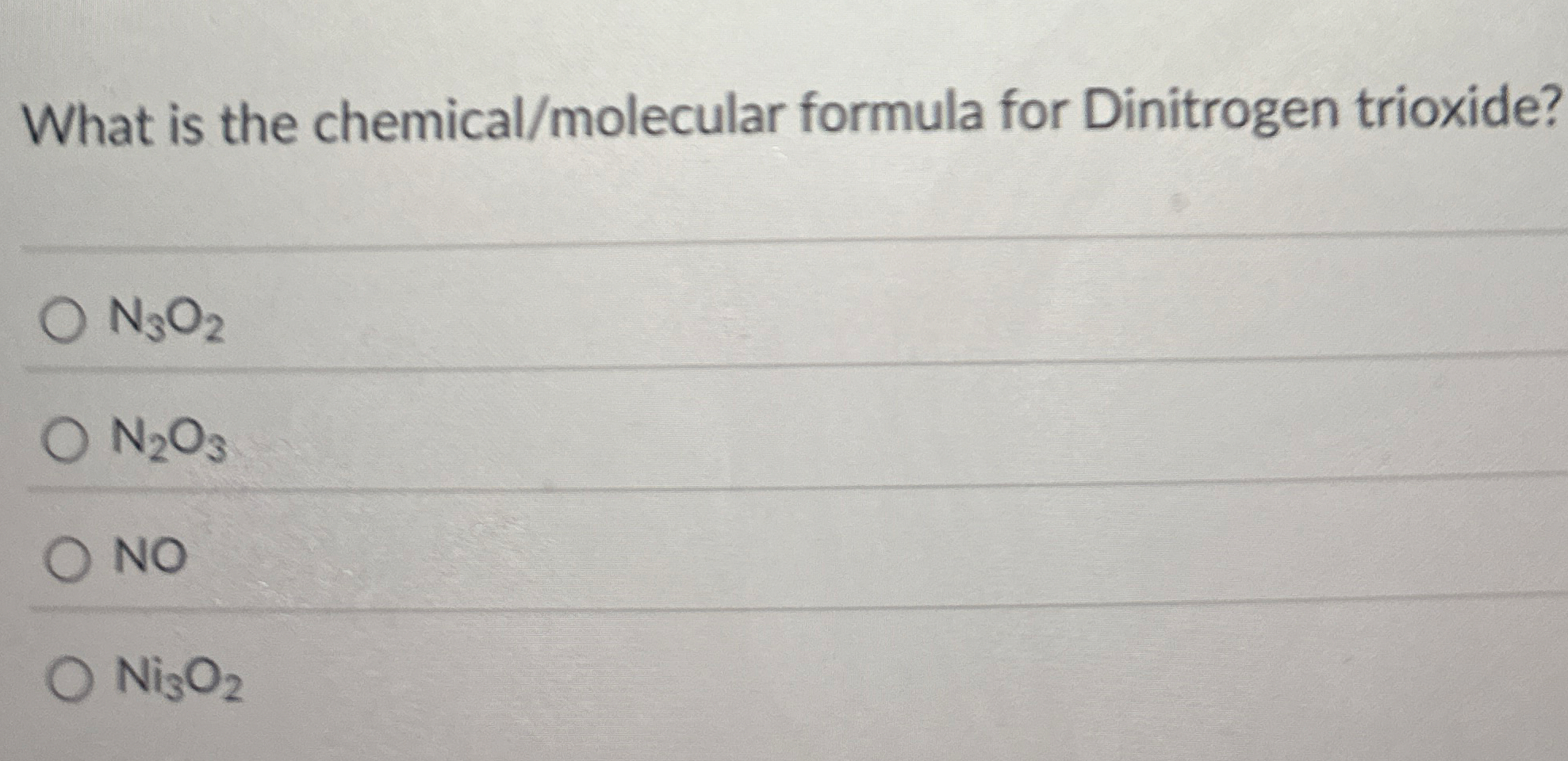 What is the chemical/molecular formula for Dinitrogen | Chegg.com