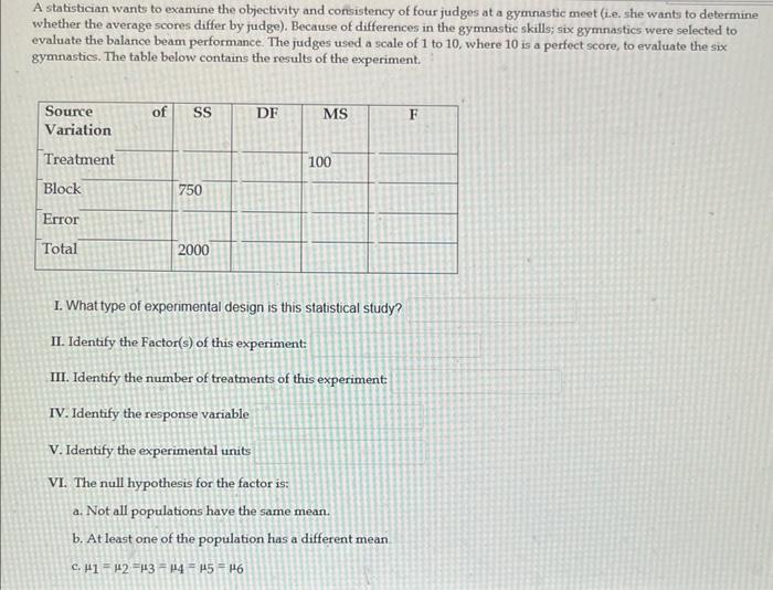 Solved A statistician wants to examine the objectivity and | Chegg.com