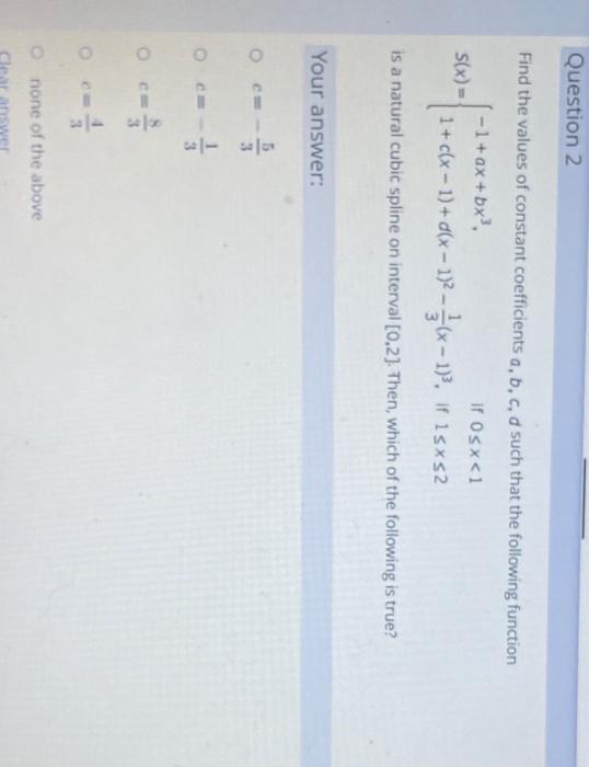 Advanced Math Archive | February 06, 2022 | Chegg.com