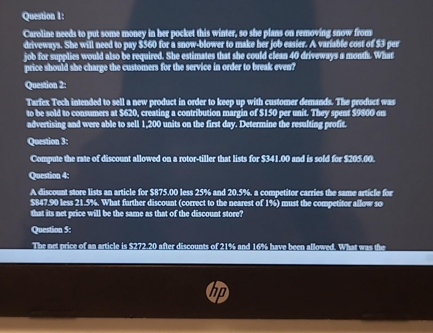Solved Question 18 Caroline needs to puit some money in her | Chegg.com