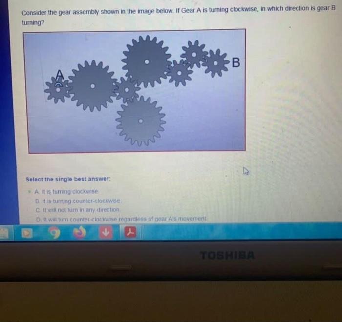 Solved Consider the gear assembly shown in the image below. | Chegg.com
