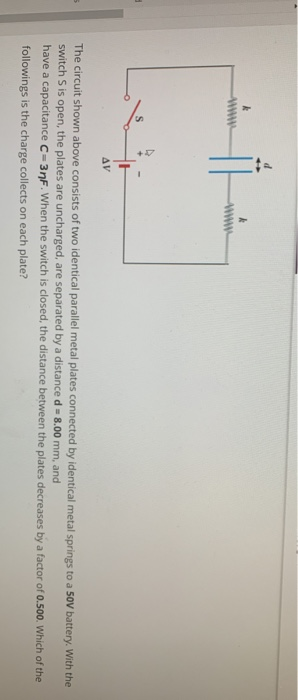Solved The circuit shown above consists of two identical | Chegg.com