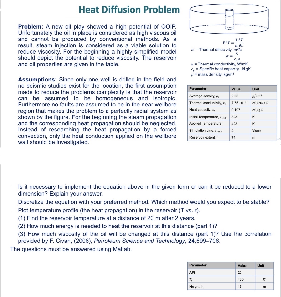Solved Can someone please solve this question using matlab | Chegg.com