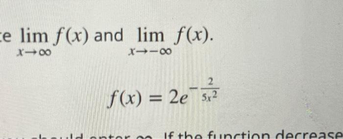 Solved For the function f(x) given below, evaluate lim f(x) | Chegg.com