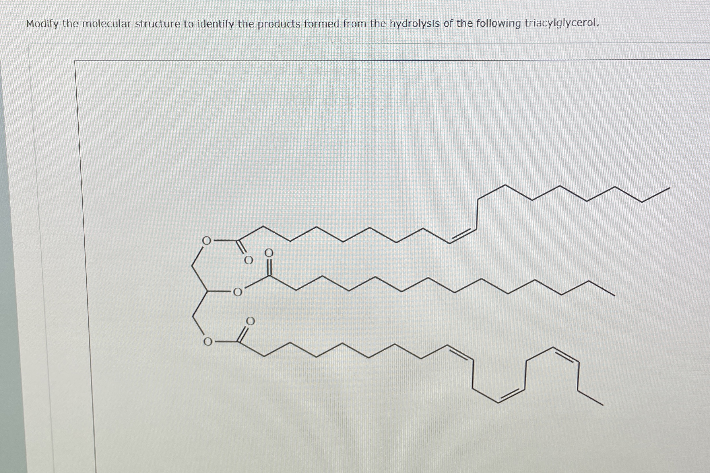 Modify the molecular structure to identify the | Chegg.com