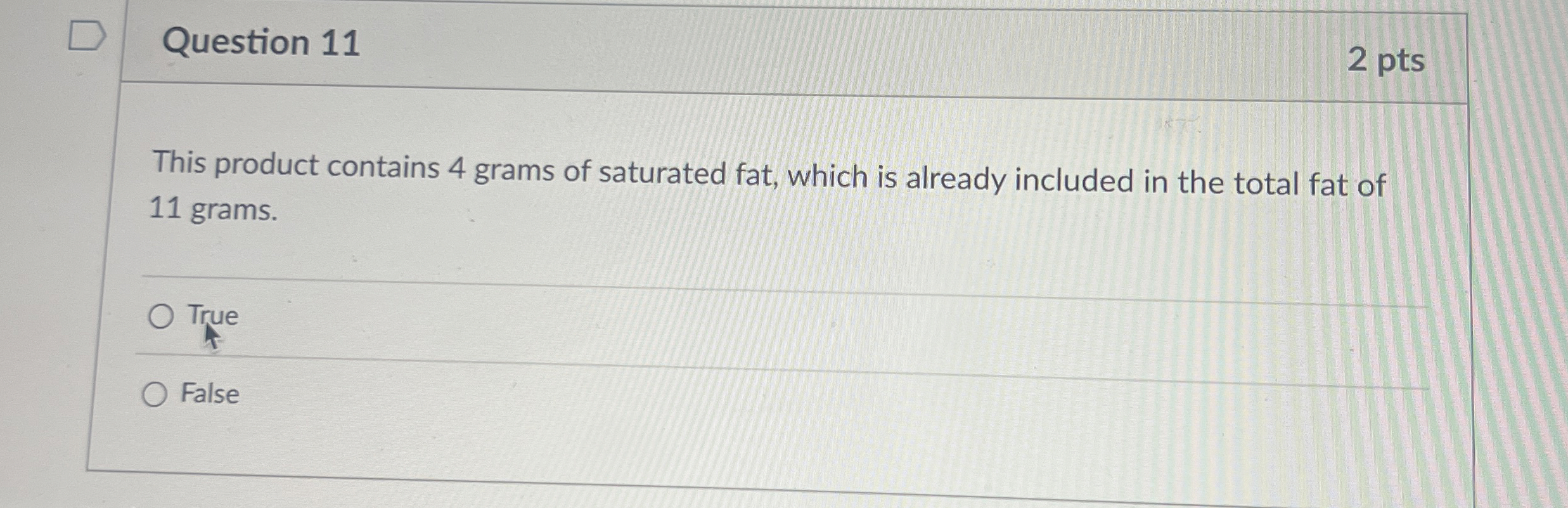 Solved Question 112 ﻿ptsThis product contains 4 ﻿grams of | Chegg.com
