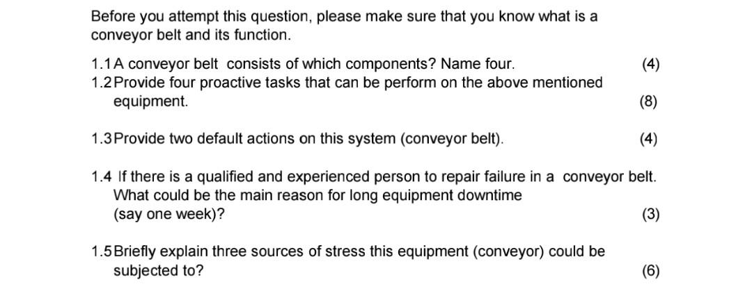 Solved Before you attempt this question, please make sure | Chegg.com